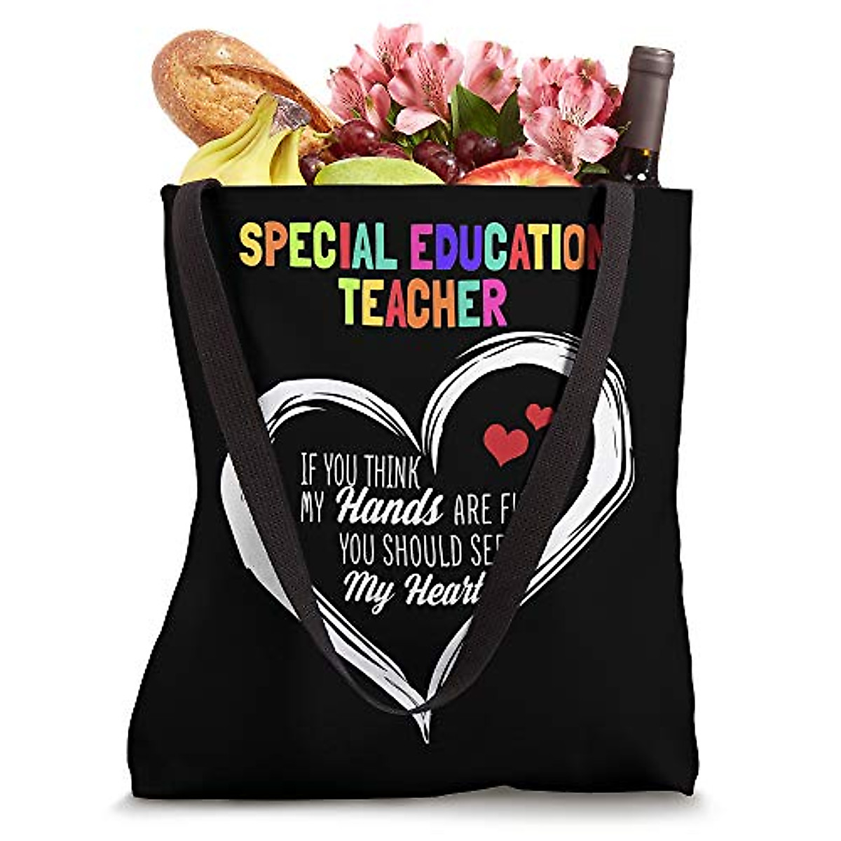 Cool Special Education Teacher SPED Shirt Special Ed Tote Bag