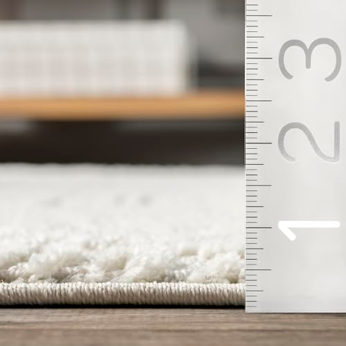 nuLOOM Kerry Geometric 3x5 Accent Rug for Living Room Bedroom Dining Room Entryway, Cream