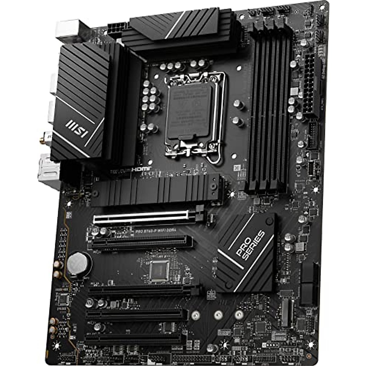 MSI PRO B760-P WiFi DDR4 ProSeries Motherboard (Supports 12th/13th/14th Gen Intel Processors, LGA 1700, DDR4, PCIe 4.0, M.2, 2.5Gbps LAN, USB 3.2 Gen2, HDMI/DP, Wi-Fi 6E, Bluetooth 5.3, ATX)