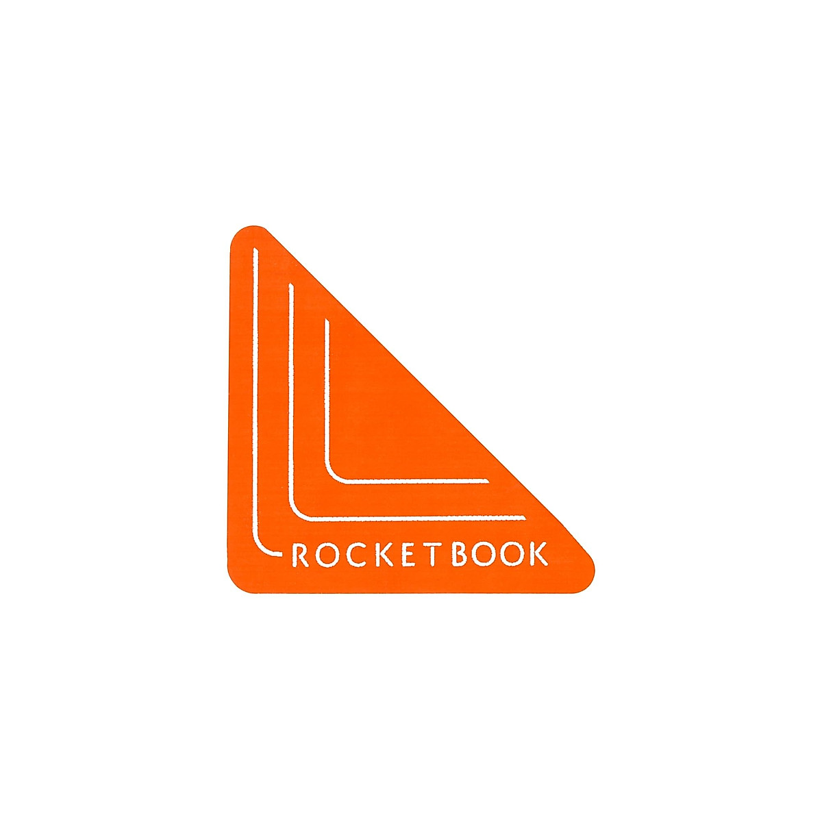 Rocketbook Beacons Smart Stickers for whiteboards, Triangles, Orange, 2.5"h, 4/Pack