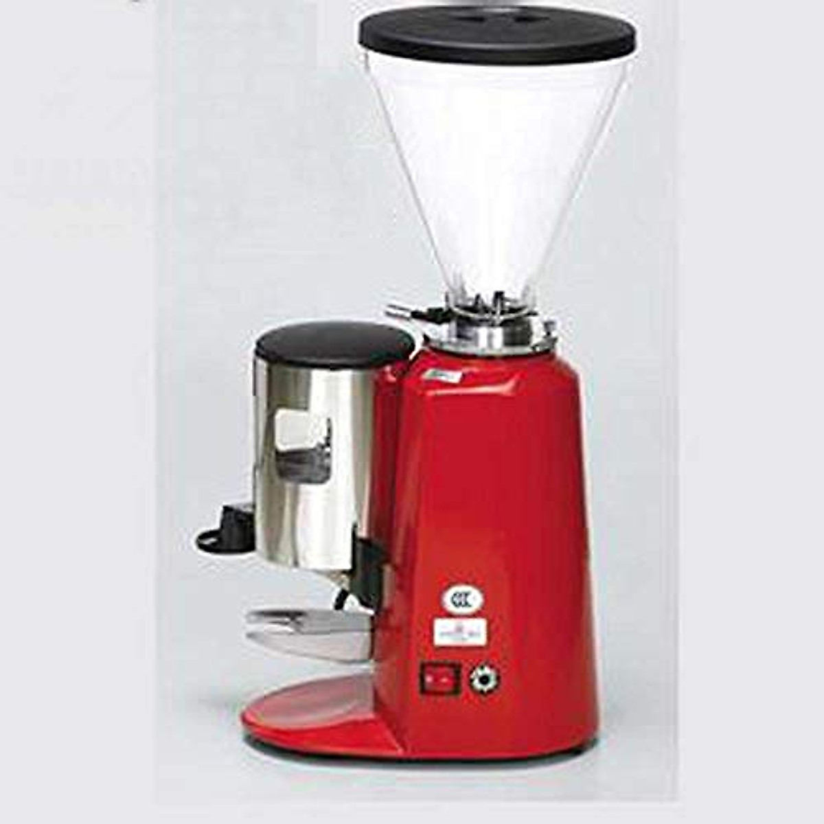 Coffee Machines Coffee Grinder Electric Italian Professional Electric Coffee Grinder Commercial Coffee Machine Grinder 390 X 260 X 590 (mm) (Color : Silver) (Red)