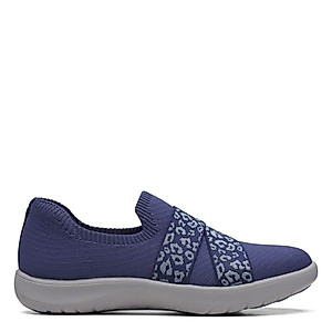 Clarks Adella Stride Dark Navy Knit 8.5 B (M)