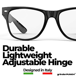 grinderPUNCH 2 Pack High Magnification Reading Glasses Strong Power Readers - 4.00-6.00 Black and Tortoise /+6.00