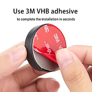 New IPX8 Waterproof AirTag Holder/Case with 3M Adhesive Sticker [4 Pack] Holder Case Compatible with Apple Airtag Air Tags Adhesive Stick Cover for Luggage Bike Laptop Remote Drone Camera Hidden