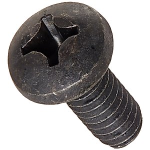 Small Parts MS51957-2B 18-8 Stainless Steel Pan Head Machine Screw, Black Oxide Finish, Meets MS-51957, #1 Phillips, #2-56 Thread Size, 3/16" Length, Fully Threaded, USA Made (Pack of 100)