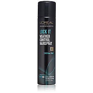 L'Oréal Paris Advanced Hairstyle LOCK IT Weather Control Hairspray, 8.25 oz. (Packaging May Vary)
