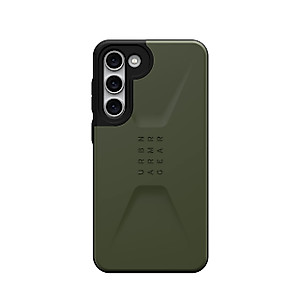 URBAN ARMOR GEAR UAG Designed for Samsung Galaxy S23 Plus Case 6.6" Civilian Olive Drab Green - Rugged Slim Fit Shockproof Impact Resistant Protective Cover