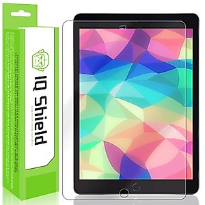 IQShield Screen Protector for Apple iPad 10.2 (2019) LiquidSkin Anti-Bubble Scratch-Resistant Clear TPU Film
