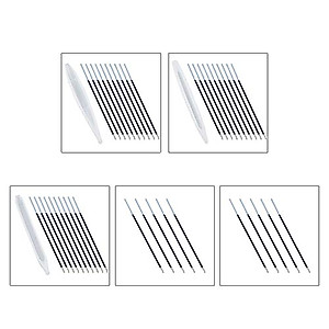 HELYZQ 5 Pcs DIY Crafts Crystal Epoxy Resin Mold Ballpoint Pen Casting Silicone Mould