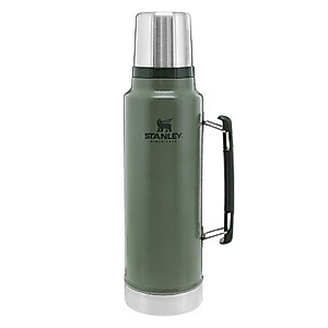 Stanley Classic Vacuum Insulated Wide Mouth Bottle - BPA-Free 18/8 Stainless Steel Thermos for Cold & Hot Beverages – Keeps Liquid Hot or Cold for Up to 24 Hours