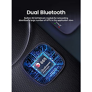 Carlinkit CarPlay Ai Box Android 12.0, 8+128G Adapter with Netflix, YouTube, Hulu,Disney+，Ai Box CarPlay Dongle Magic Box Carplay to Stream Media to Car & TV, Wireless CarPlay & Android Auto