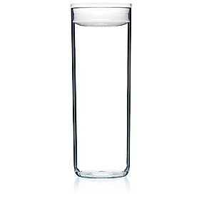 Click Clack Pantry Spaghetti Canister, 2-1/2-Quart, White Lid