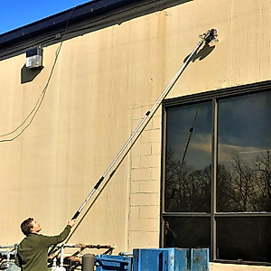 DOCAZOO, Light Bulb Changer for High Ceilings & Recessed Lights w/ 6-24 Foot Telescopic Extension Pole & Suction Cup Style - Ceiling Lightbulb Removal Tool - Perfect Accessory for Any Lighting Job