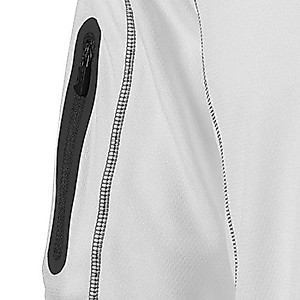 Columbia Omni-Wick Shotgun 1/4 Zip, White, Large