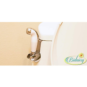 Hand Held Bidet Sprayer Sale White Toilet Attachment Complete Kit Feminine Hygiene Shattaf Diaper Wash Get Bidaisy Fresh and Clean