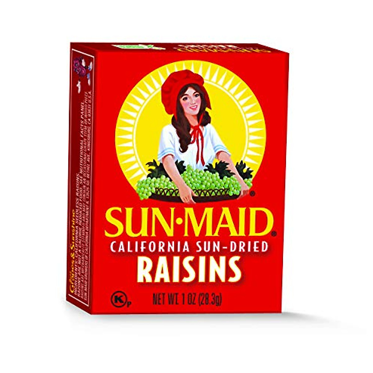 Sun-Maid California Sun-Dried Raisins - (6 Pack) 1 oz Snack-Size Box - Dried Fruit Snack for Lunches, Snacks, and Natural Sweeteners