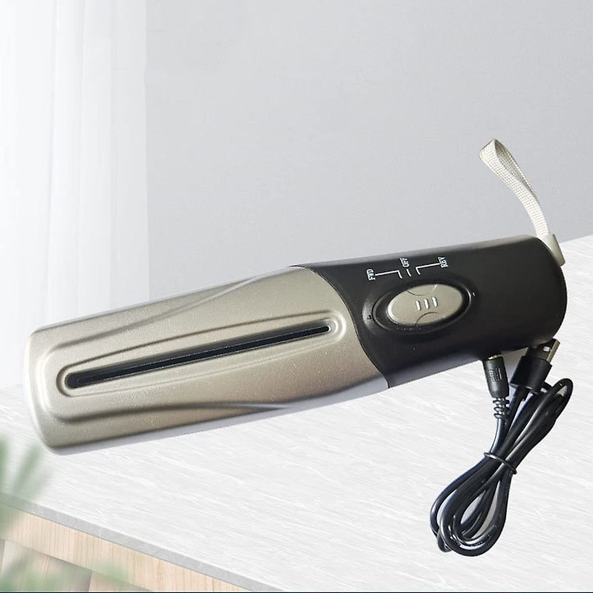 TREETDOBV Portable Paper Shredder Handheld Multifunctional Mini USB Electric Portable Shredder Without Basket Document Cutter Strip Cutting Machine for Office Household