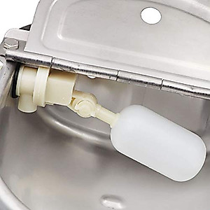 Stainless Steel Waterer Bowl for Horse Dog Cattle Goat Sheep Pig Float Valve Automatic Water Trough