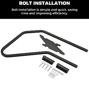 RV Handrail Compatible with Any Generation 3 Triple Or Quad Solid Step for 5th Wheel Rvs Travel Trailers Steel 3 or 4 Step Handrail