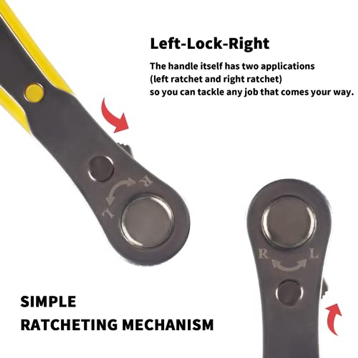 KER 27 in 1 Mini Ratchet Wrench Set with Screwdriver Bits&Socket Wrench-Versatile Tool Set for Daily Maintenance of Household Appliances,Bicycles,TVs - 72 Tooth Offset Ratchet Wrench Bit, Socket Set