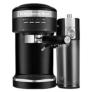 KitchenAid Semi-Automatic Espresso Machine and Automatic Milk Frother Attachment - KES6404