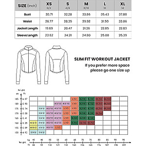 GYM RAINBOW Womens Zip Up Workout Jakcets Lightweight Slim Fit Running Athletic Jackets with Thumb Holes(#1 White,Small)