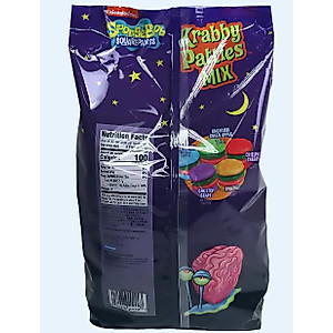 HALLOWEEN GUMMY CANDY FRANKFORD |Nickelodeon SpongeBob Squarepants Krabby Patty Gummy Candy, Individually Wrapped Patties Mix (100 Pieces) | Sameday Shipppers Offers Free Pen