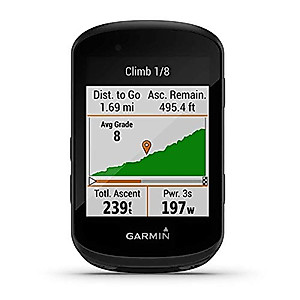 Garmin Edge 530 (Sensor Bundle) GPS Bike Computer with HRM, Speed/Cadence Sensors, Silicone Case (Black) & Tempered Glass | Cycle Maps, VO2 Max, Popularity Routing | Cycling Computer | 010-02060-10