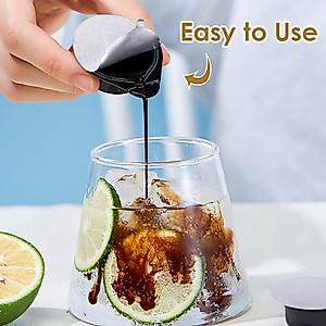 Prasacco 100 Pieces Reusable Aluminum Foil Lid Reusable Coffee Covers（37mm/1.45inch）