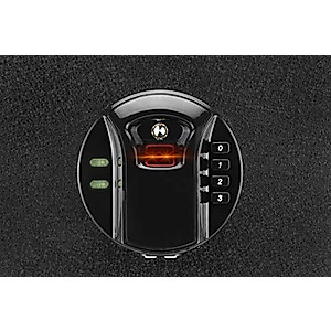 Barska AX12888 Quick Access Keypad Biometric Fingerprint Security Safe Box 0.46 Cubic Ft, Black
