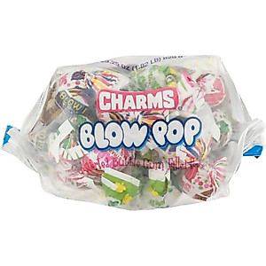 Charms Blow Pops, Assorted Flavors, 45 Count - 29.25 Ounce Bag (Packaging may vary)