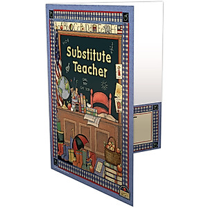 Teacher Created Resources Substitute Teacher Pocket Folder from Susan Winget (4836)