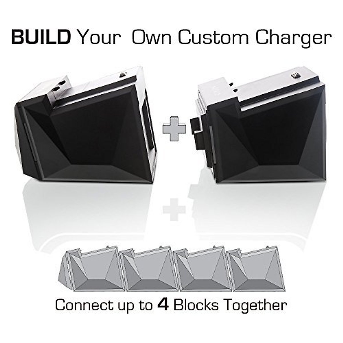 Nyko Charge Block Solo - Xbox Controller Charging Station w/ 1 Battery Pack & Micro-USB Charge Cable -Xbox one Only/Not Compatible with Xbox S/X or Xbox Controllers with a Home Button