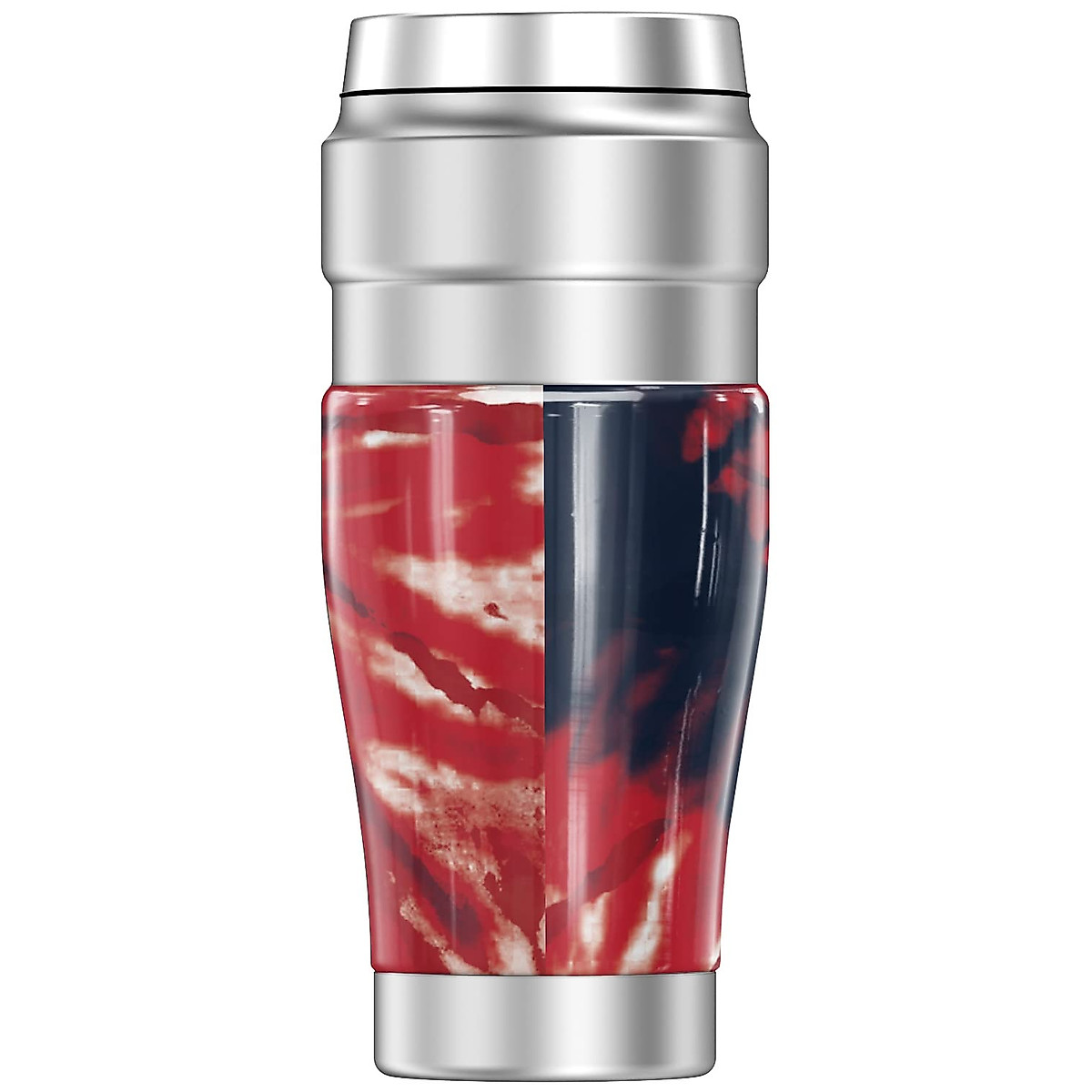 THERMOS Gonzaga University OFFICIAL Tie-Dye STAINLESS KING Stainless Steel Travel Tumbler, Vacuum insulated & Double Wall, 16oz