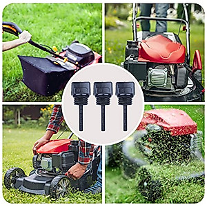 3 Pack Oil Filler Dipstick for Honda GX160 GX200 GX120 GX140 GX110 Engine Generator Lawnmower 15600-ZE1-003, ADEFOL Oil Filler Cap Compatible with Stens 125-692