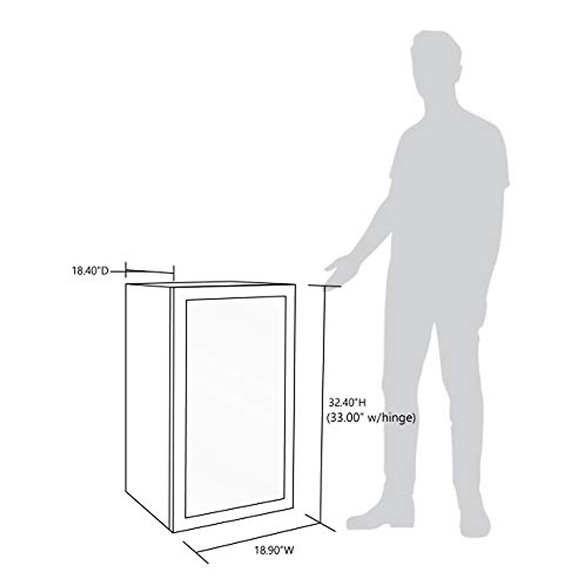NewAir Beverage Refrigerator And Cooler, Free Standing Glass Door Refrigerator Holds Up To 126 Cans, Cools Down To 37 Degrees Perfect Beverage Organizer For Beer, Wine, Soda, Pop, And Cooler Drinks