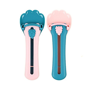 gofidin 2PCS Pet Feeder Cat Strip Squeeze Spoon, Multifunctional Pet Spoons Cat Feeder, Cat Wet Food Spoon Pet Food Spoon