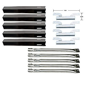 Direct Store Parts Kit DG138 Replacement for Brinkmann Heavy-Duty 810-8501-S Gas Grill Burners,Crossover Tubes, Heat Plates