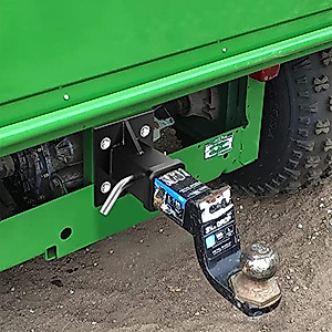 DACK Hitch Wall Mount, Bolt-On Receiver Tube Adapter, 2 Inch Opening Hitch Receiver Plate Tube, Bumper Trailer Hitch Receiver, Universal Towever Hitch Extender, Max Load 15000LBS (Include Pin&Clip)