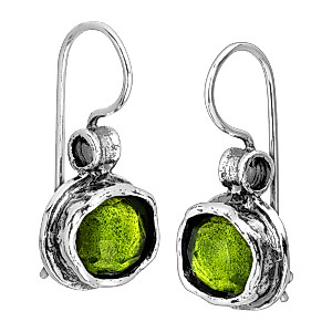Silpada 'Daintree' Natural Green Quartz Drop Earrings in Sterling Silver