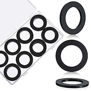 30 Pack 1-1/2 Inch Oversize Union Washer Flat Plumbing Slip Joint Washer Rubber Flat Washer Rubber Washers for Piping and Plumbing Systems