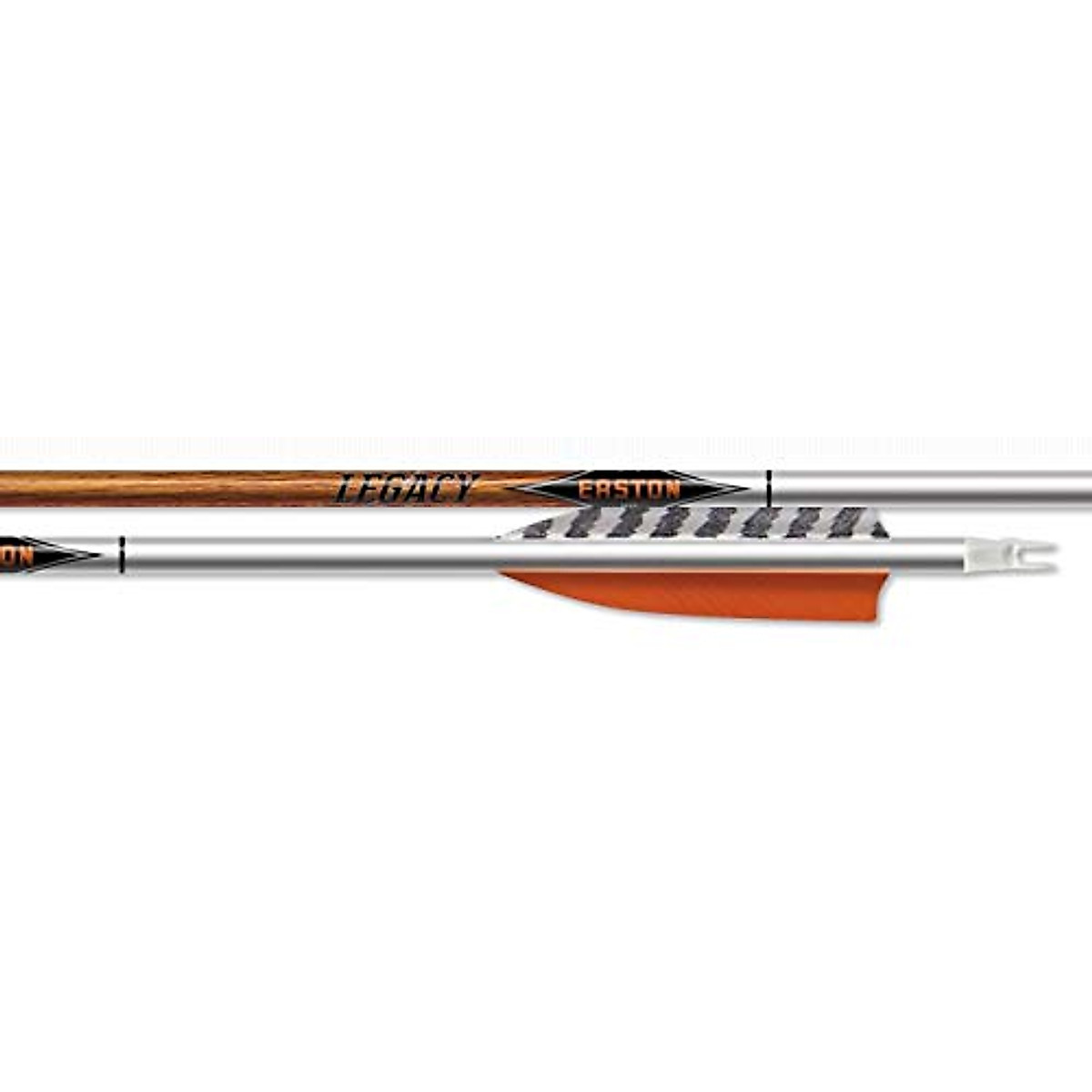 Easton Arrow Carbon Legacy 500 4" Barbed HELICAL (6)
