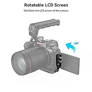 SmallRig HDMI and USB-C Cable Clamp for Canon R5 / R6 / R5 C Cage 2982/3464 and R6 Mark II Camera Cage 4159-2981