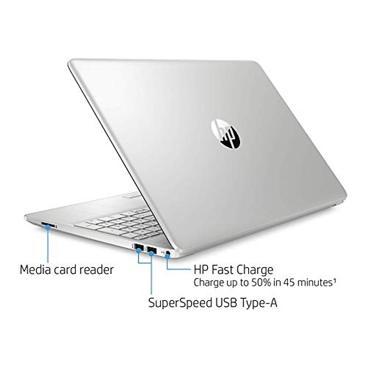 2021 HP Flagship 15.6” HD Laptop Computer, AMD Ryzen 3 3250U up to 3.5GHz (Beat Intel i5-7200U), 8GB RAM, 128GB SSD+1TB HDD, HD Webcam, Remote Work,WiFi, Bluetooth 4.2, HDMI, Win10 S, w/Marxsol Cables