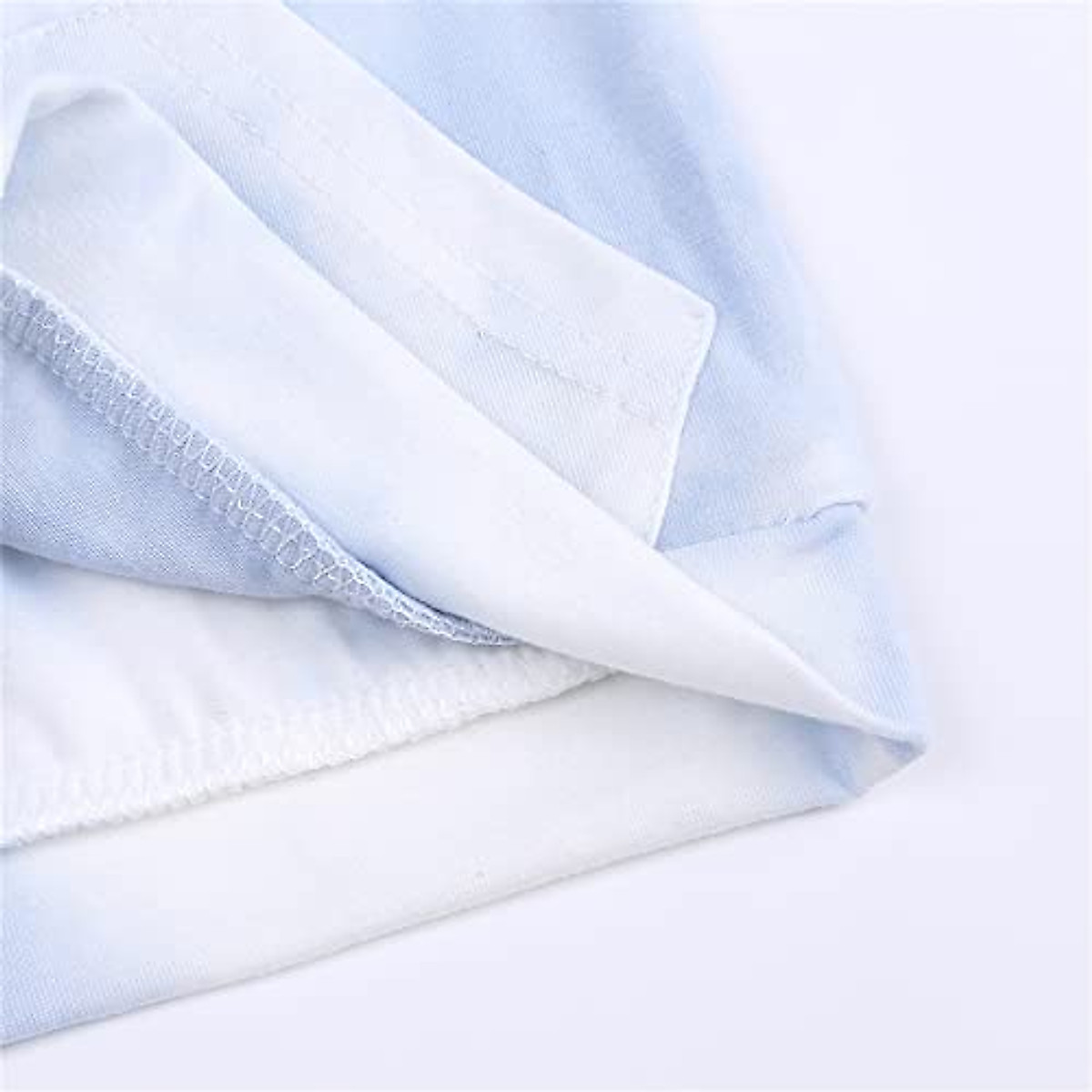 DUOWEI Long Sleeve Crop Top Sweatshirt Kids Toddler Boy Girls Clothes Sports Casual Tie Dye Prints Outfits for Girls Kids White