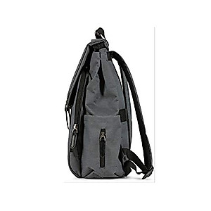 GOODGEAR Baby Diaper Backpack, Large Travel Bag for Mom or Dad with Stroller Straps and Changing Pad - Waterproof Large Capacity Overnight Back Pack with Big Pockets and Compartments, Grey