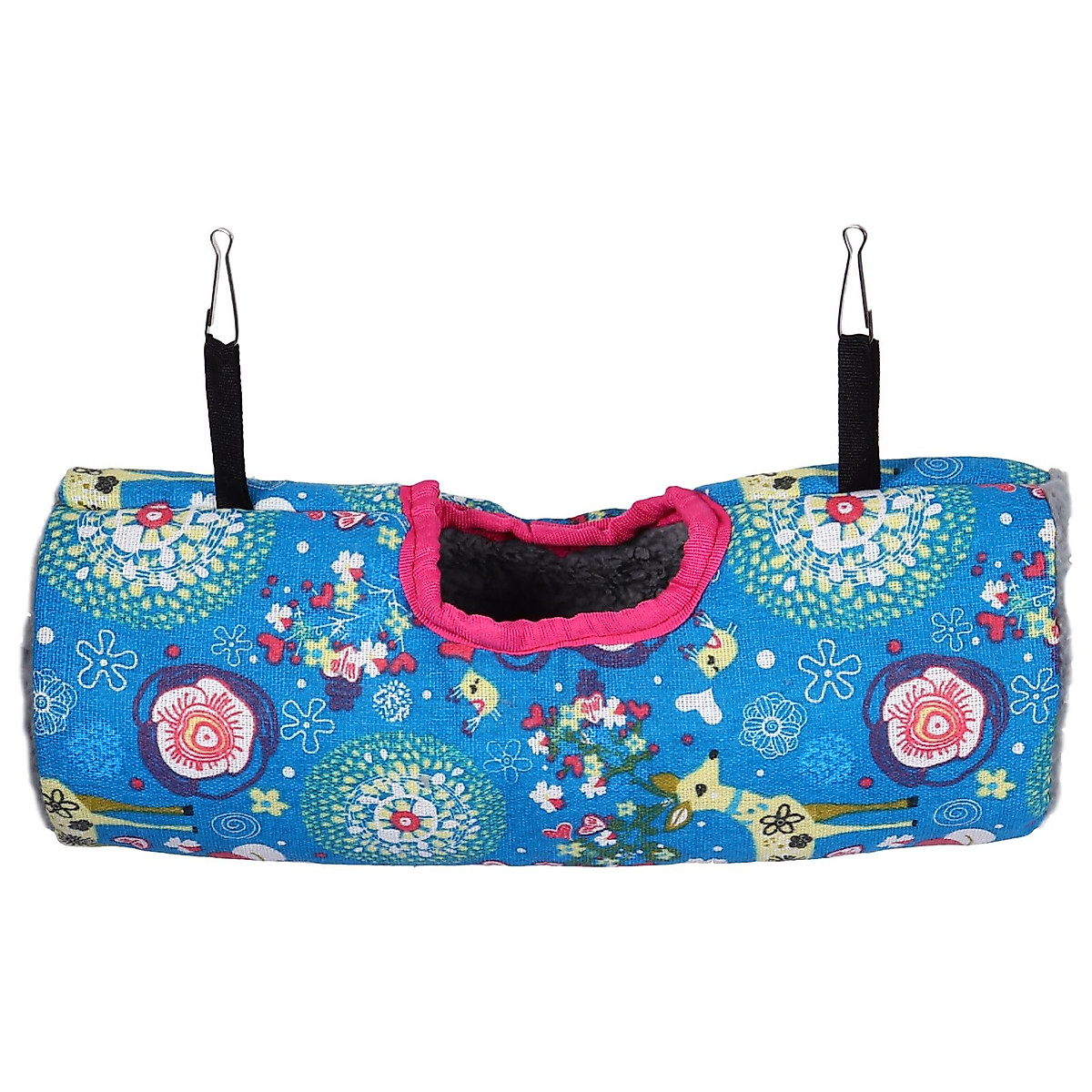 POPETPOP Cage Playing for Sleeping Swing Ferret Rat Pet Nest House Tunnel- Small Hanging Flannel Rabbit Accessories Toy Glider Pig Guinea Bag Bed Squirrel