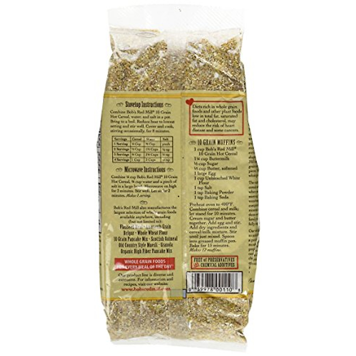 Bob's Red Mill 10 Grain Cereal - 25 oz