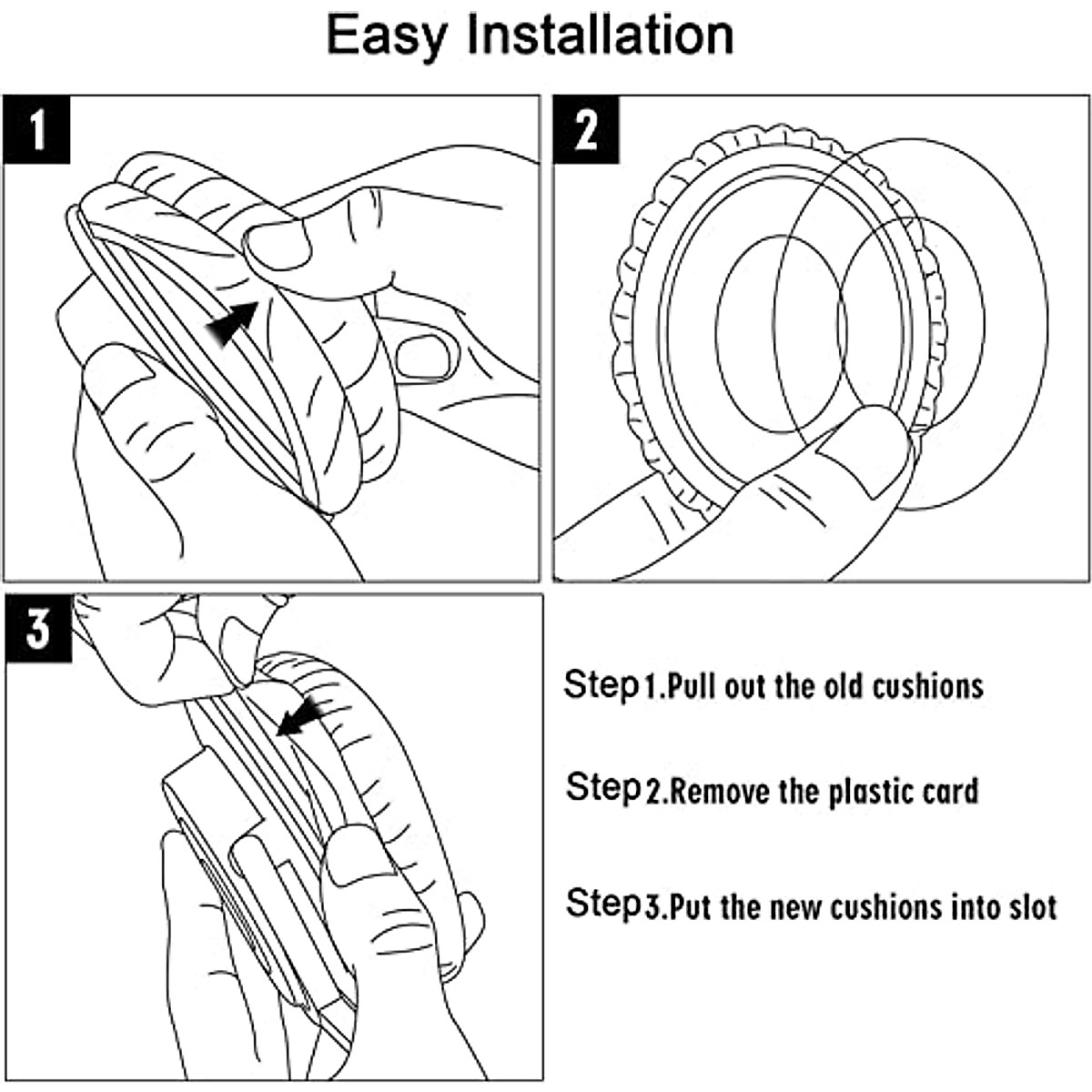 Replacement Ear Pads for Bose SoundLink OE2 OE2i SoundTrue Headphones On-Ear Style Ear Cushion Kit, Blue