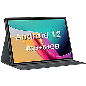 Android Tablet, 10 Inch Android 12 Tablet, 4GB RAM 64GB ROM, 1TB Expand, Android Tablet with 5G WiFi, 8000mAh Battery, Dual Camera, Bluetooth, FHD IPS Screen, GPS, Google GMS Certified